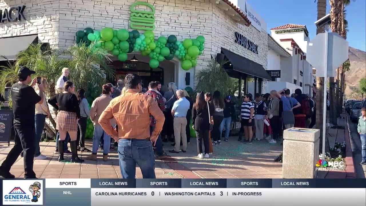 Shake Shack's Grand Opening on El Paseo Draws Massive Crowds