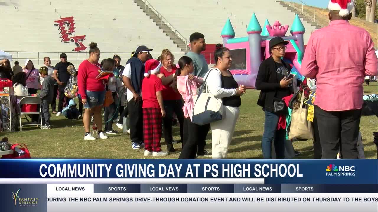 Palm Springs Unified School District Hosts Annual Community Giving Day ...
