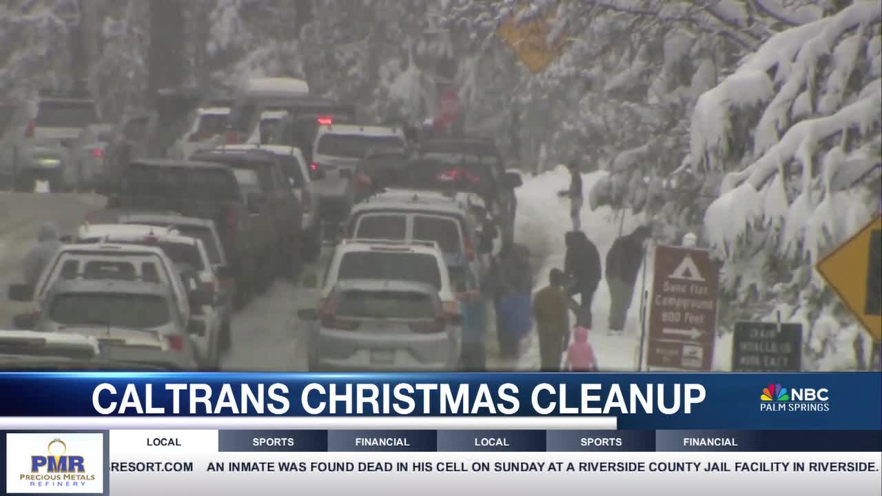Caltrans Crews Work Through Christmas Eve to Keep Sierra Passes Clear for Holiday Travelers