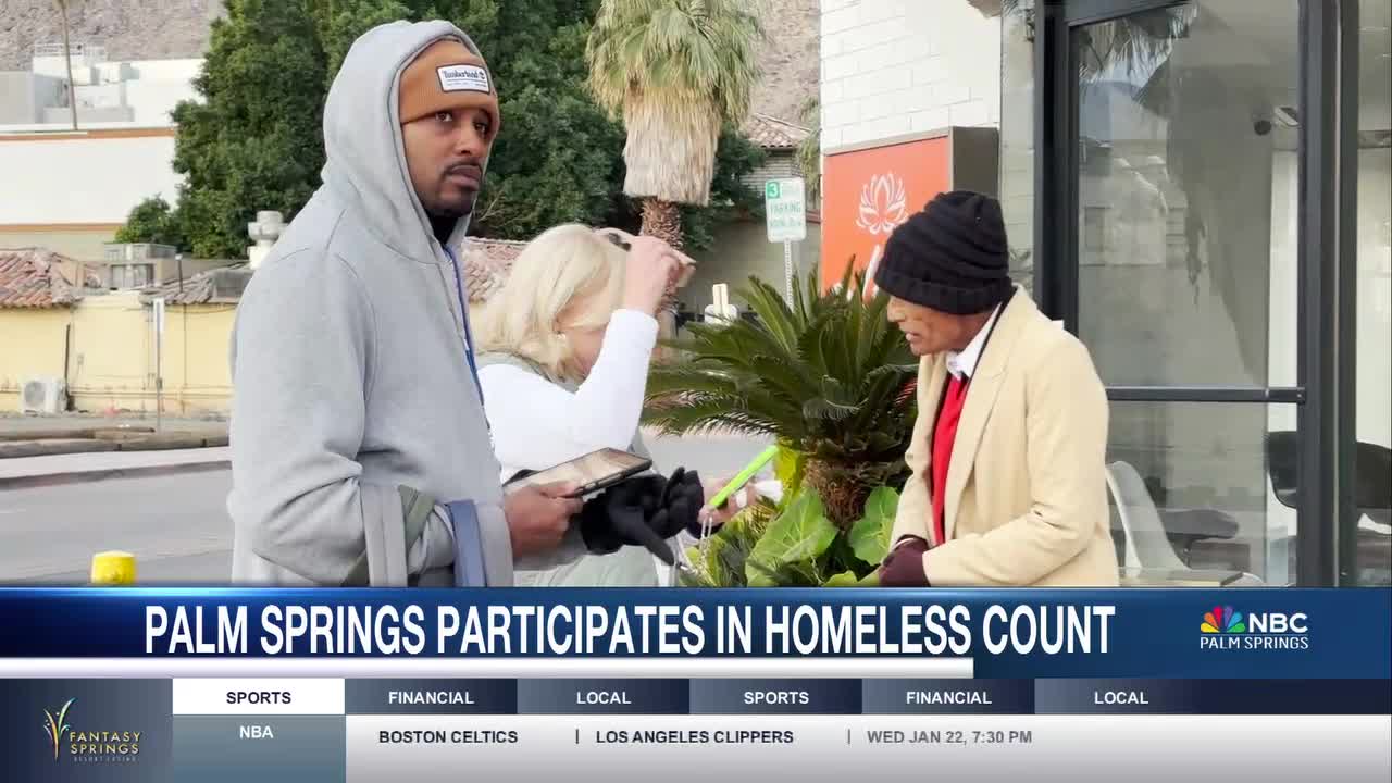 Palm Springs Conducts Annual Homeless Count Amid Decrease in Street ...