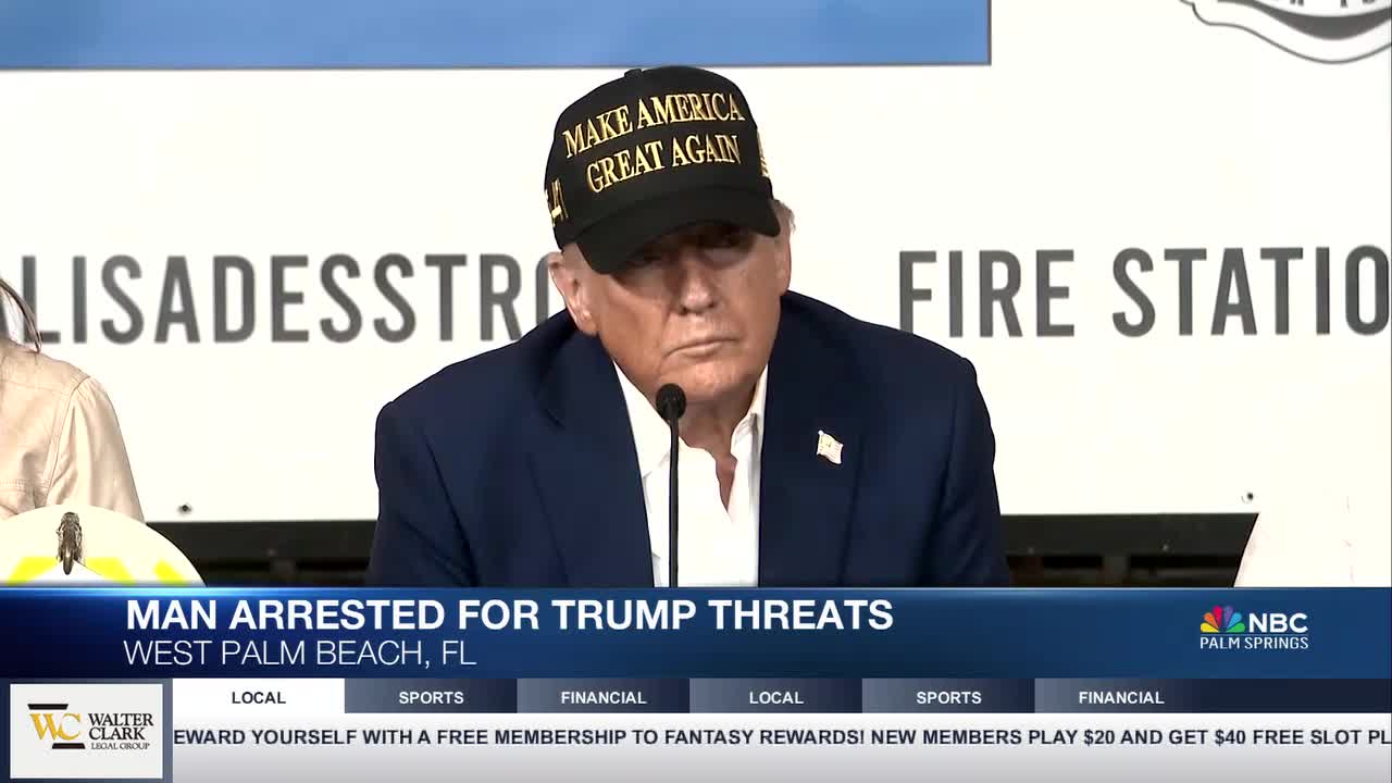 Man Arrested for Threatening Donald Trump