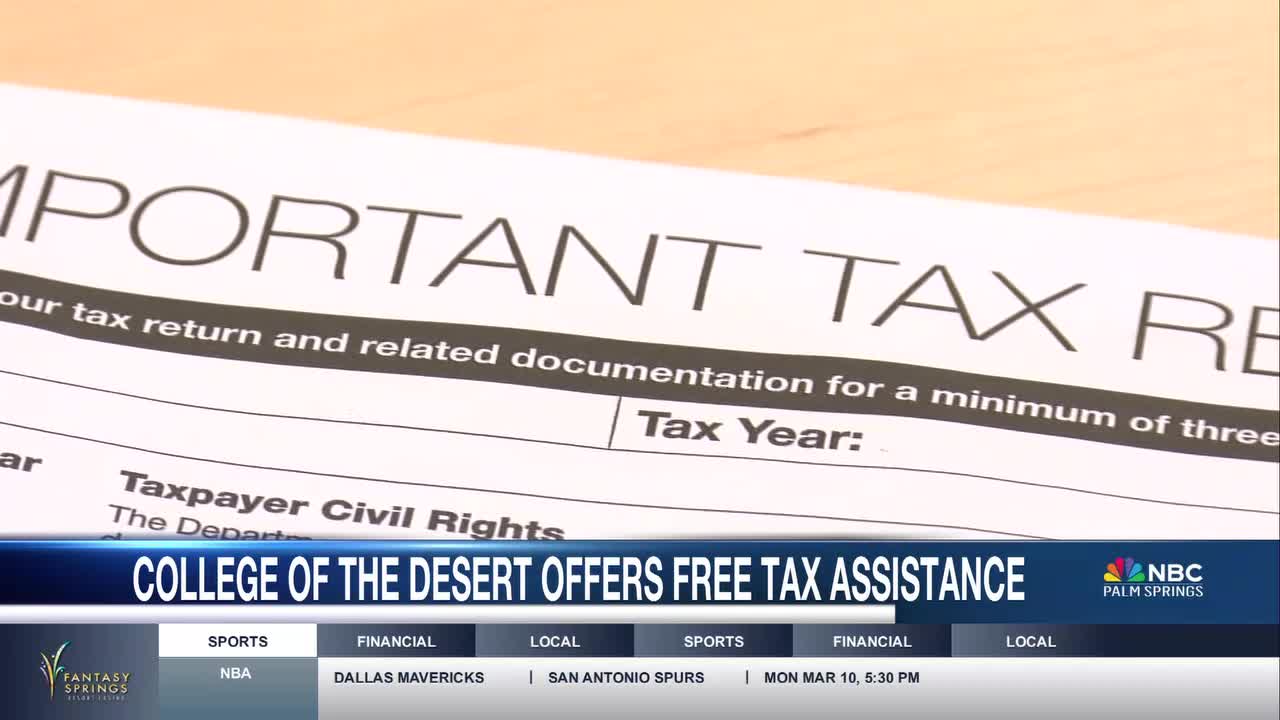 College of the Desert offers free tax filing assistance for residents