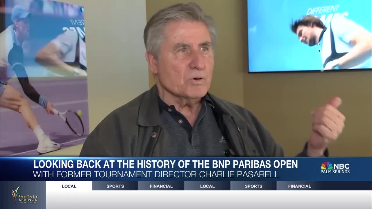 Tennis Icon Charlie Pasarell Reflects on the BNP Paribas Open and the ...