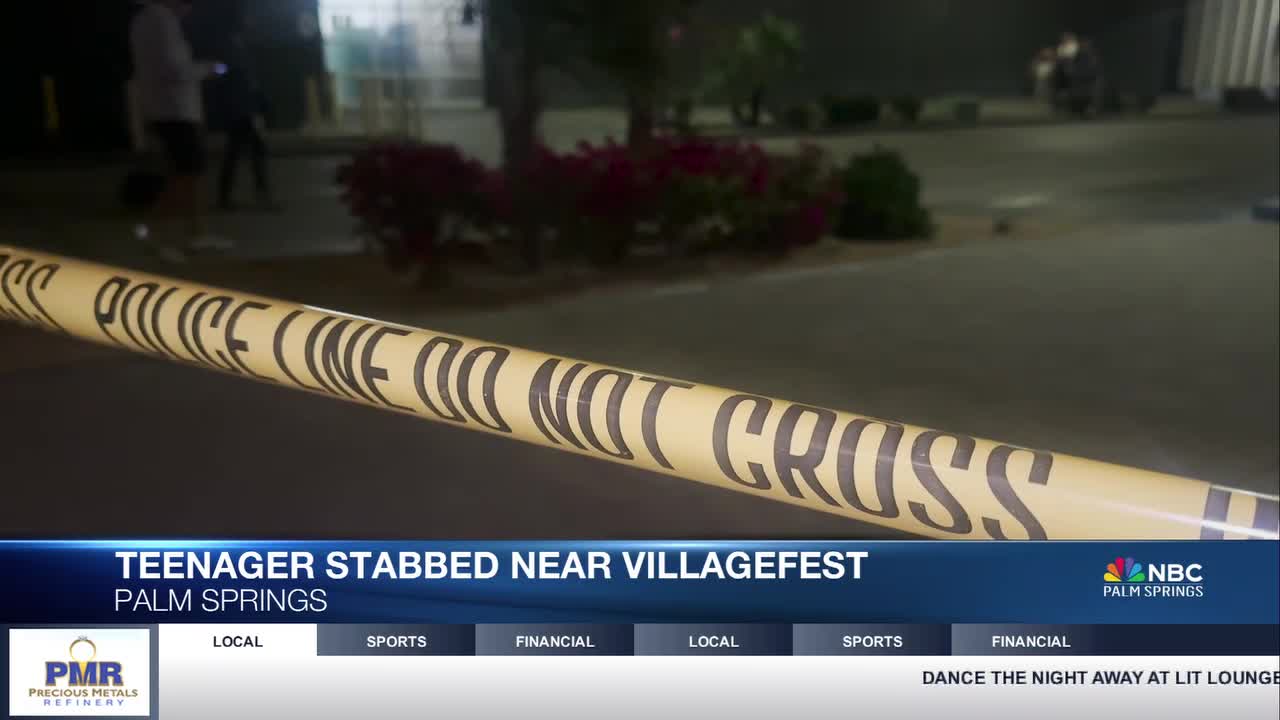 15-Year-Old Boy Stabbed Near Palm Springs Village Fest; Suspect Still ...