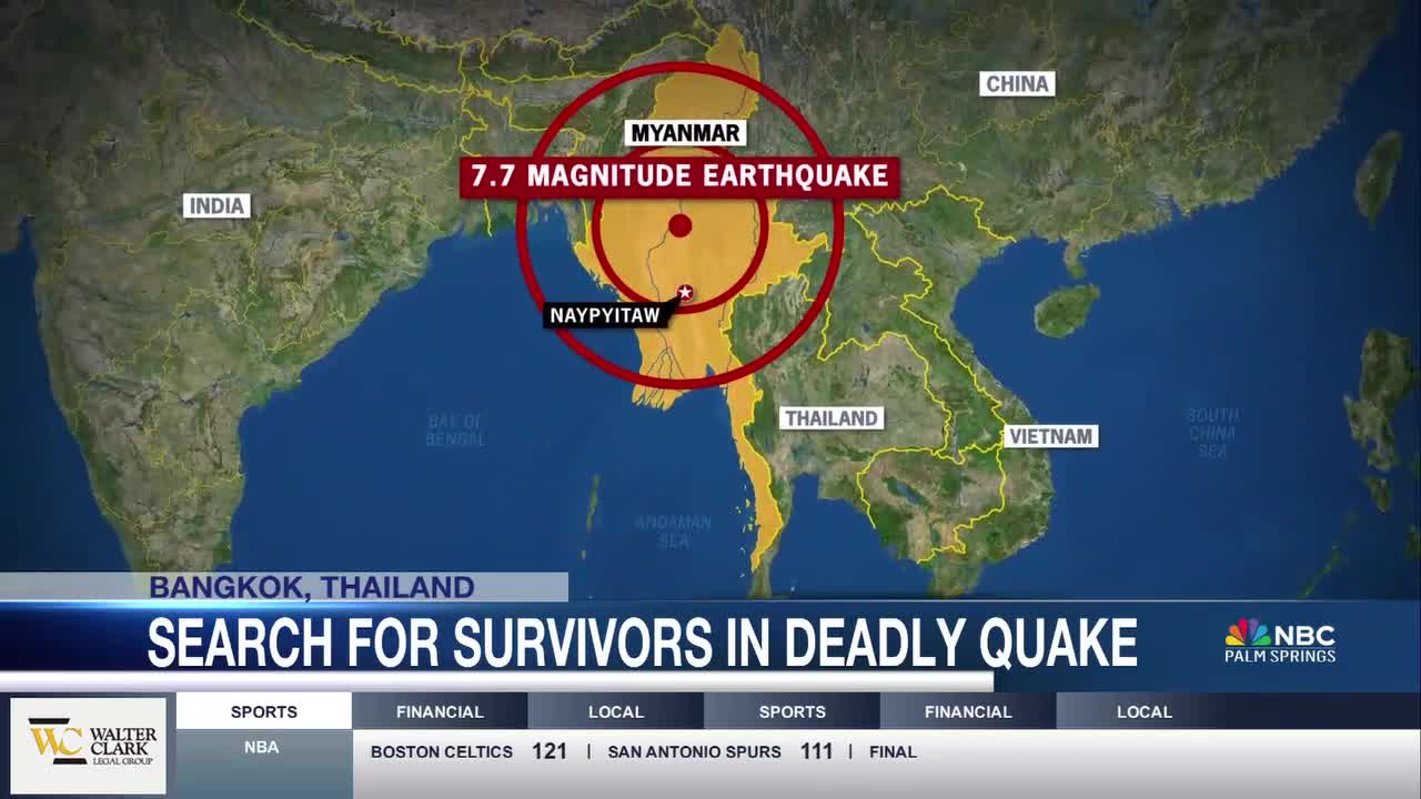 Desperate Search for Survivors After Catastrophic Earthquake in ...