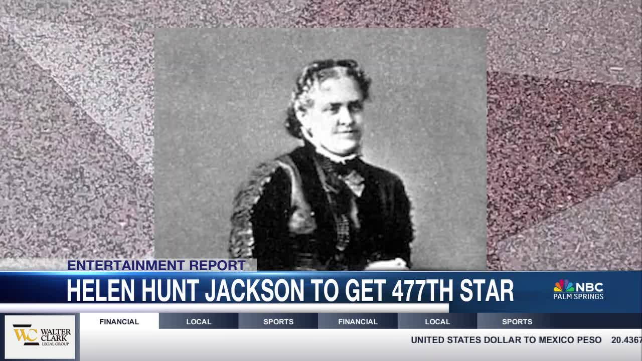 Helen Hunt Jackson to Receive Star