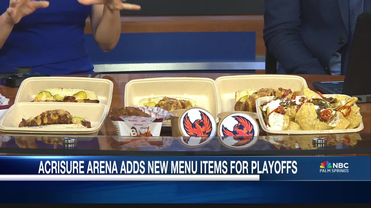 Acrisure Arena Adds New Menu Items in Time for Playoffs