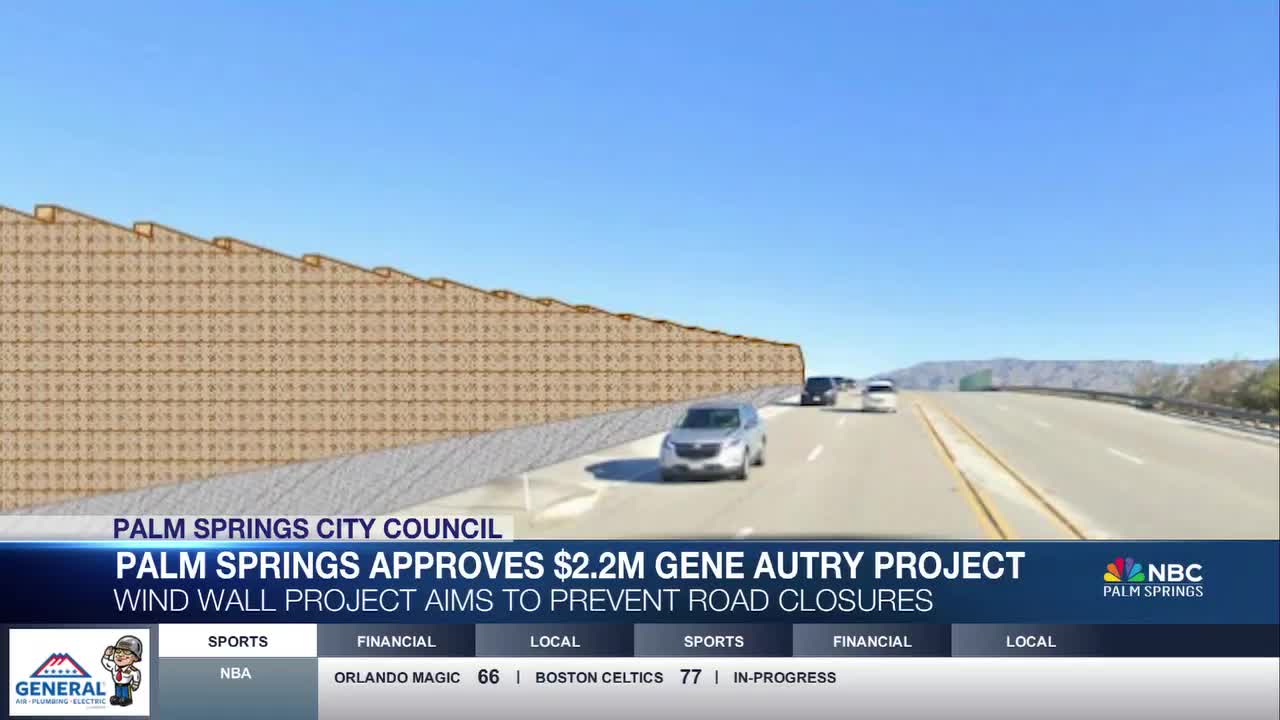 Palm Springs Approves $2.2 Million Wind Wall Project