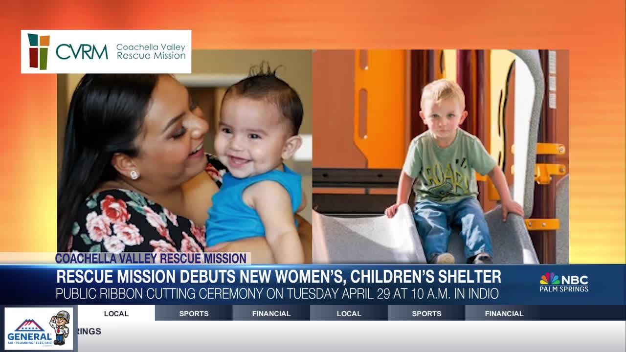 Coachella Valley Rescue Mission Unveils New Shelter