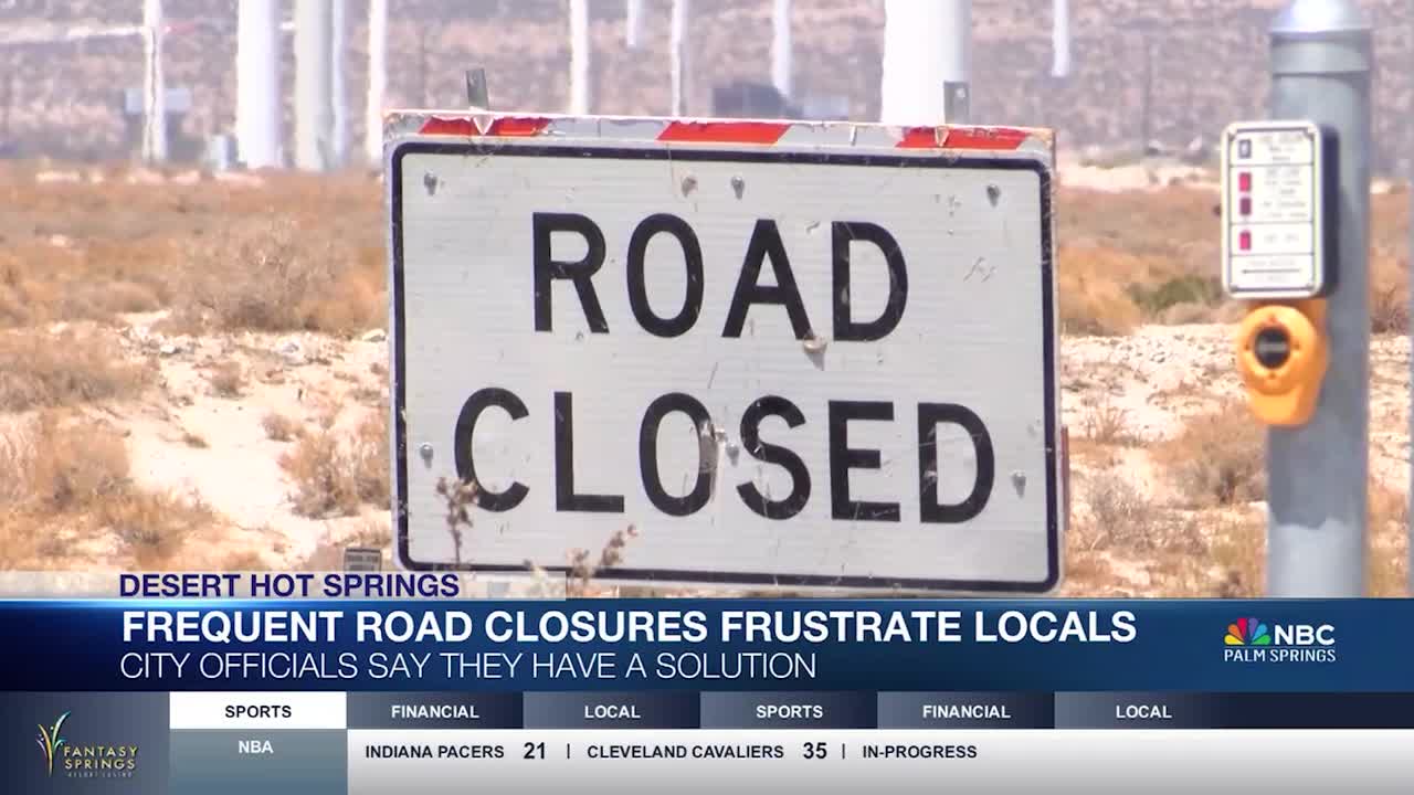 Frequent Road Closures on Gene Autry Trail and Indian Canyon Drive Prompt Frustration, Action ...