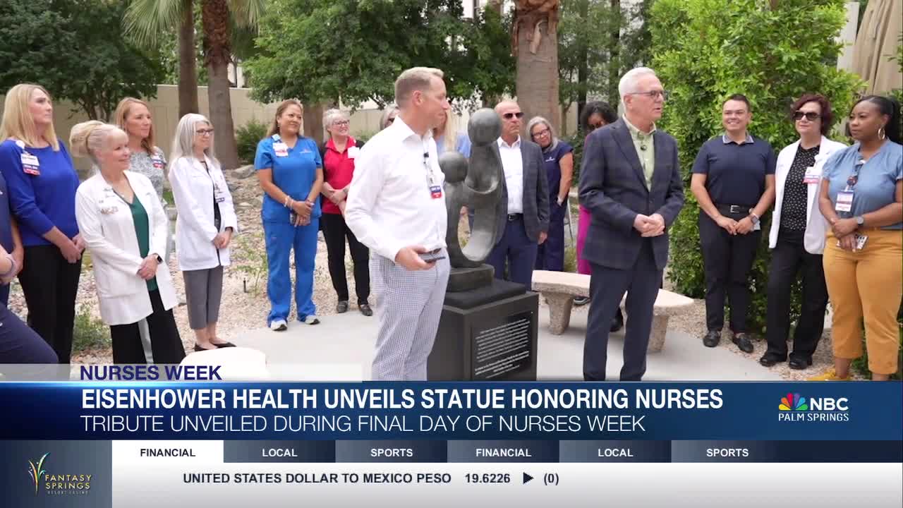 Eisenhower Health Unveils Daisy Award Statue and Garden to Honor Nurses ...