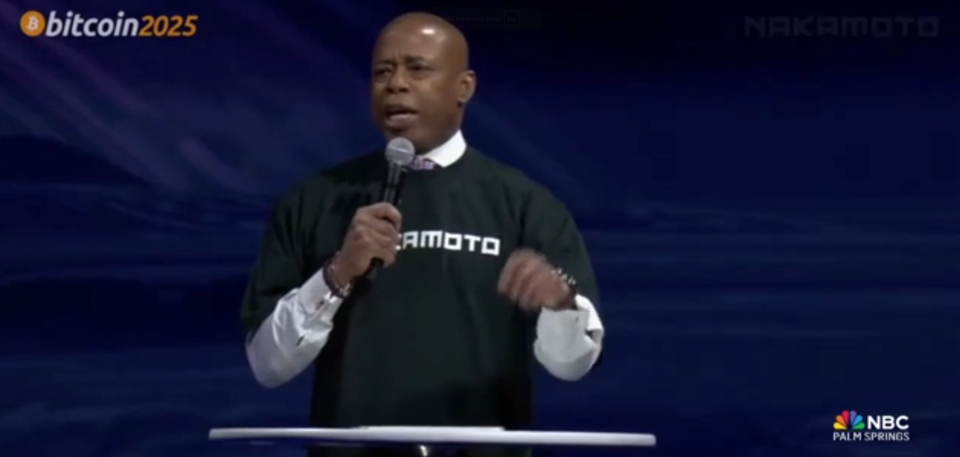 Eric Adams Announces New York City’s Bitcoin-Backed Bond Plan at ...