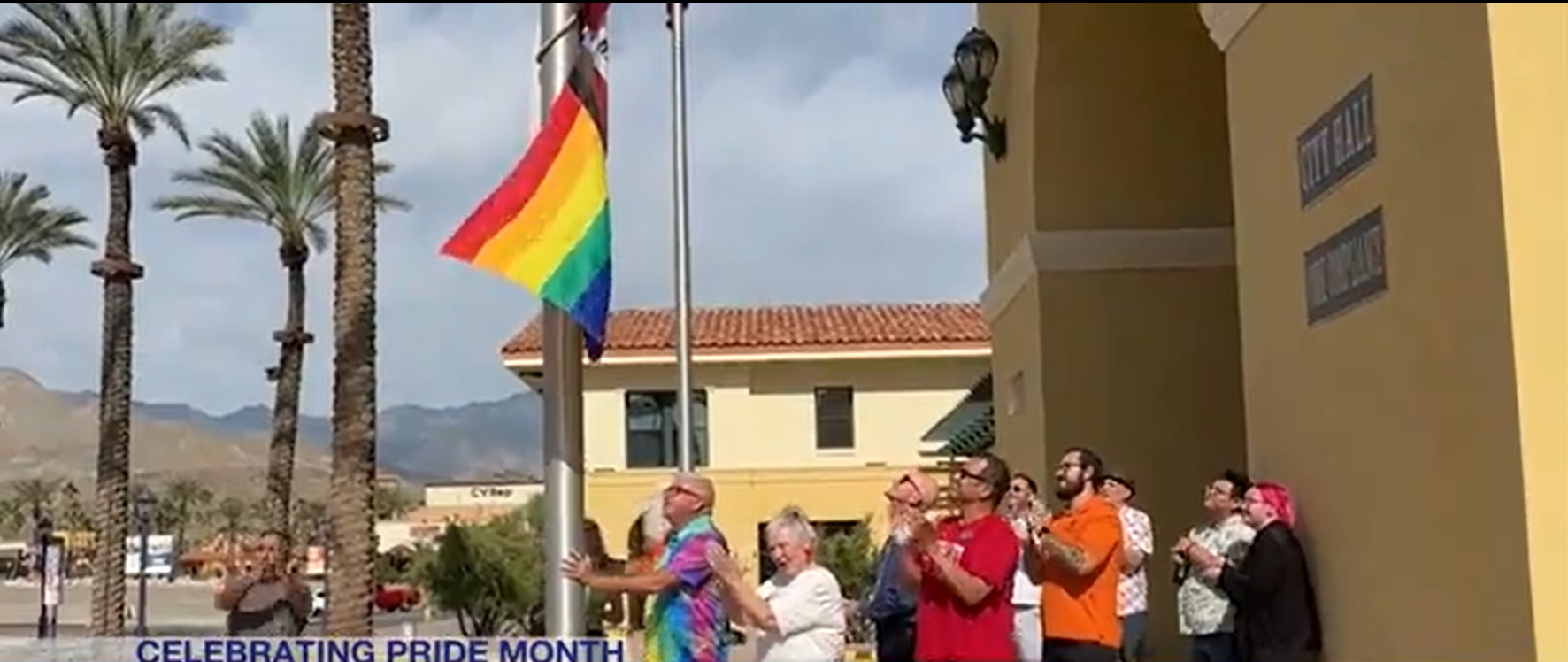 Cathedral City Raises Pride Flag to Kick Off LGBTQ+ Pride Month