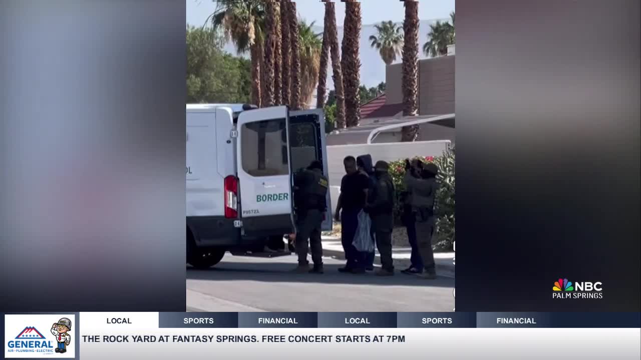 ICE and Border Patrol Agents Spotted in Cathedral City, At Least One ...