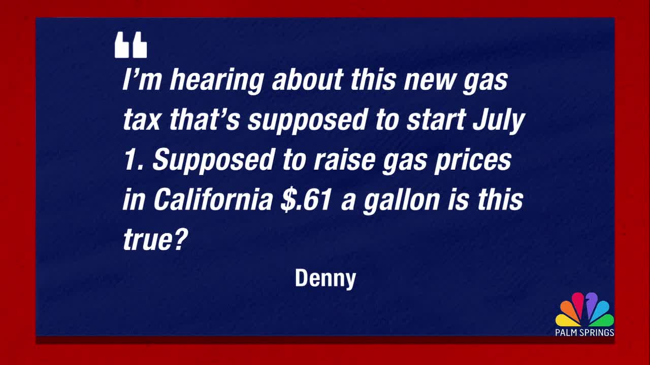 Gas Prices in California to Rise July 1, But Not by 65 Cents