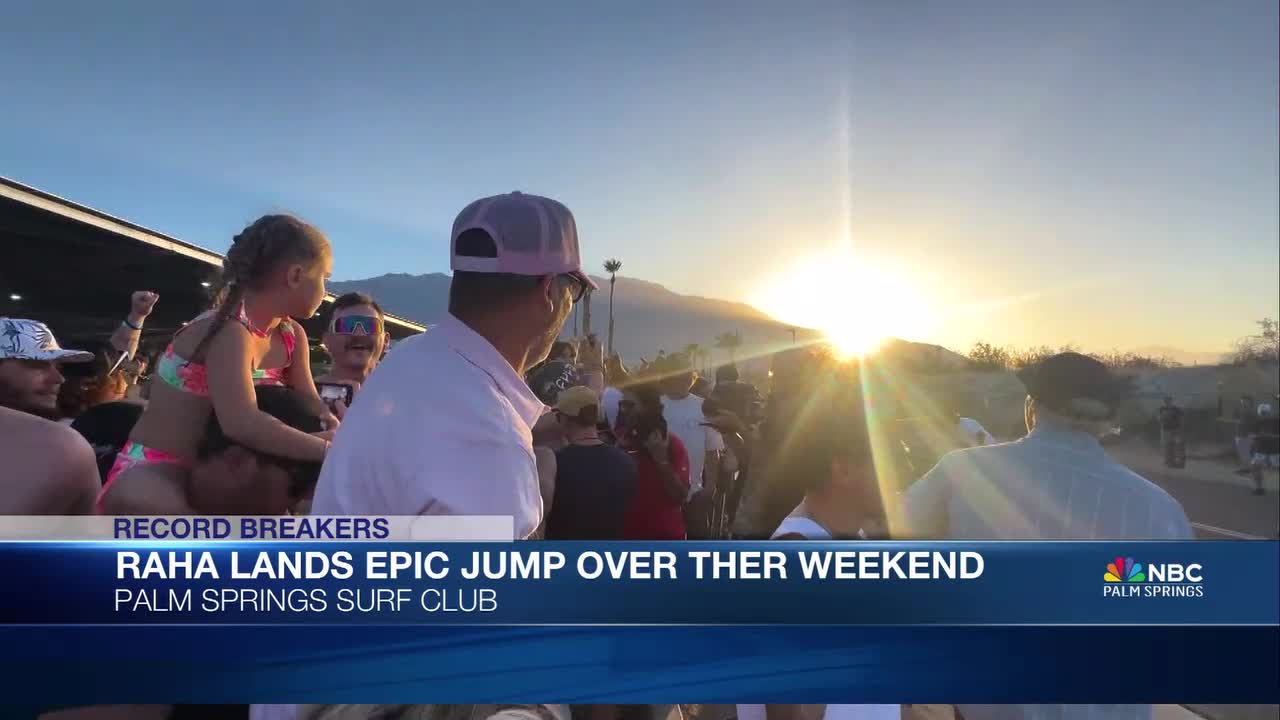 Motocross Star Colby Raha Breaks World Record at Palm Springs Surf Club