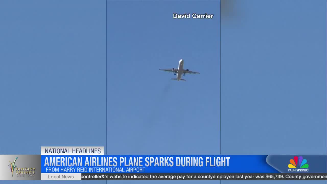 American Airlines Flight Returns to Las Vegas After Engine Issue ...