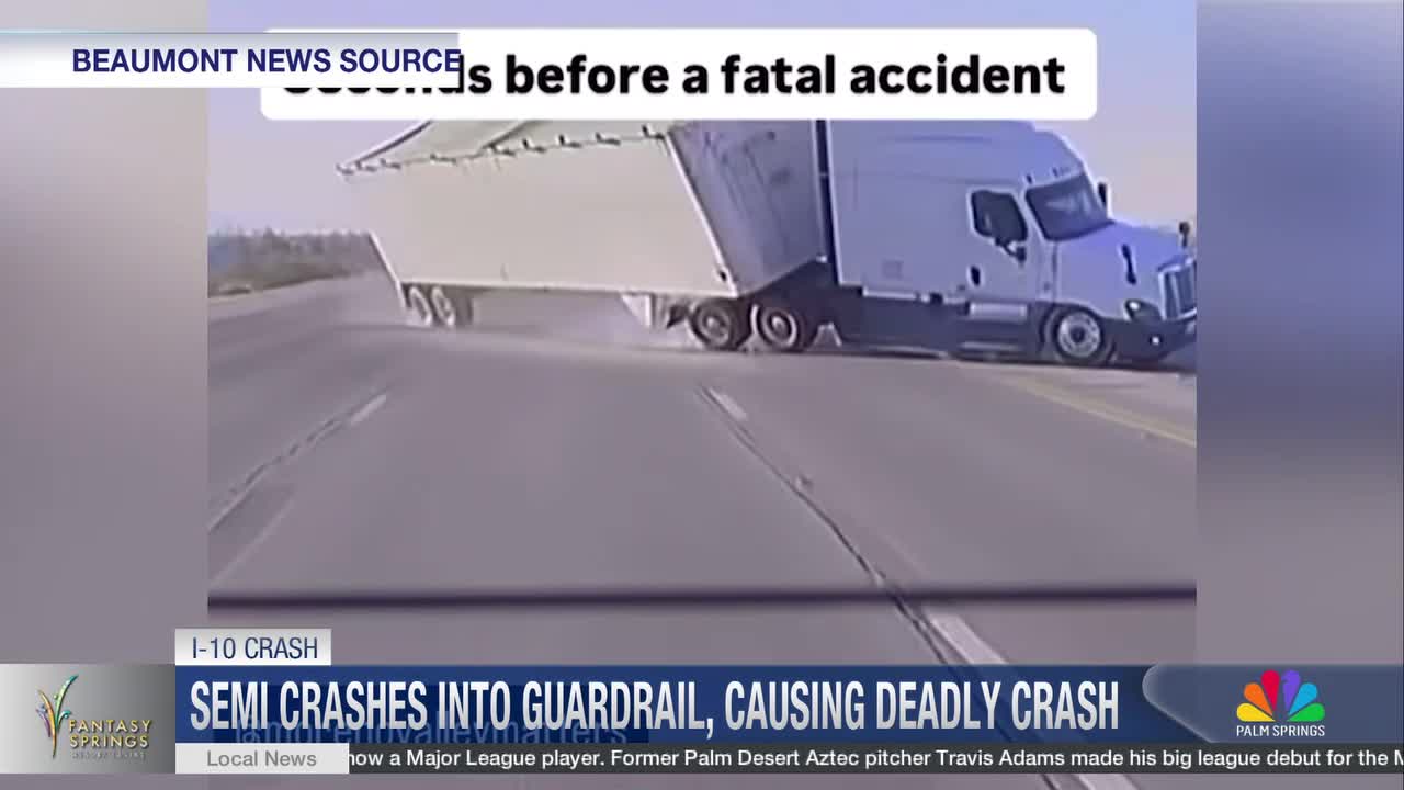 Two Dead, Three Injured After Big Rig Crosses Median in Six-Car Crash ...