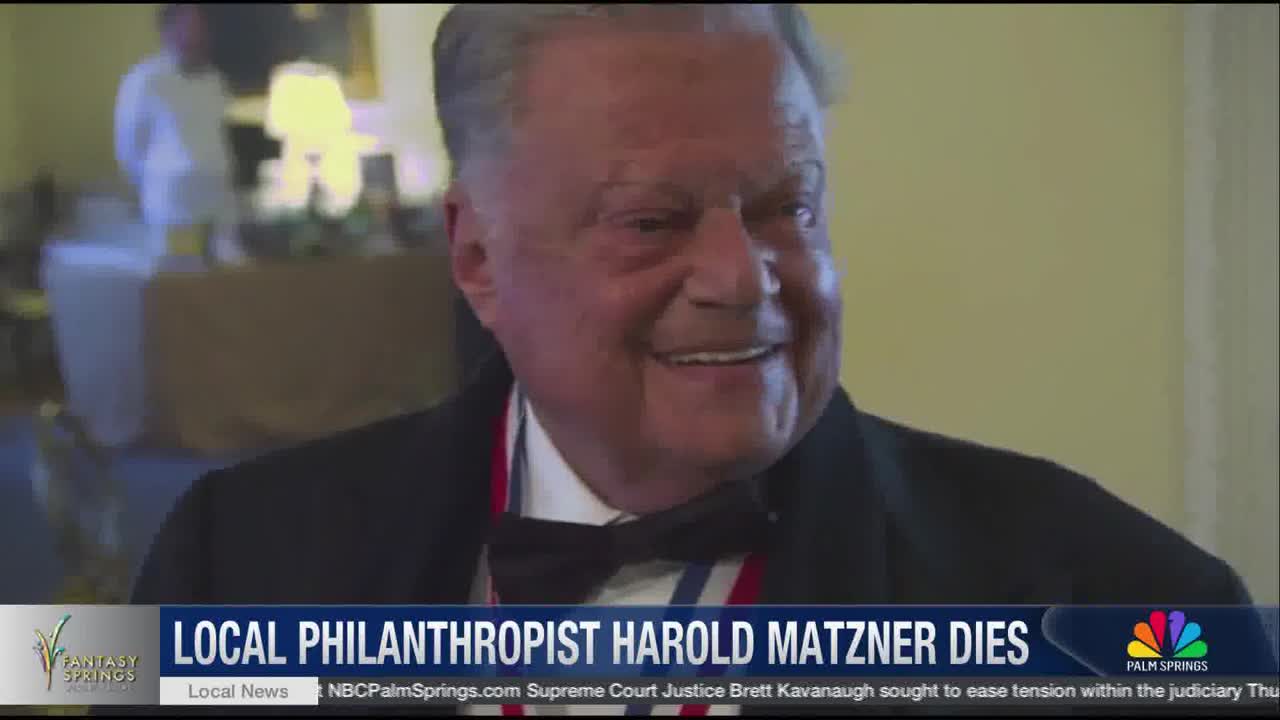 Valley Philanthropist Harold Matzner Dies at 88
