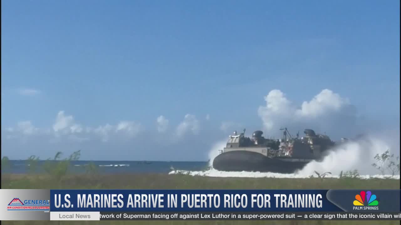 US Navy Conducts Military Exercises in Puerto Rico with Marines