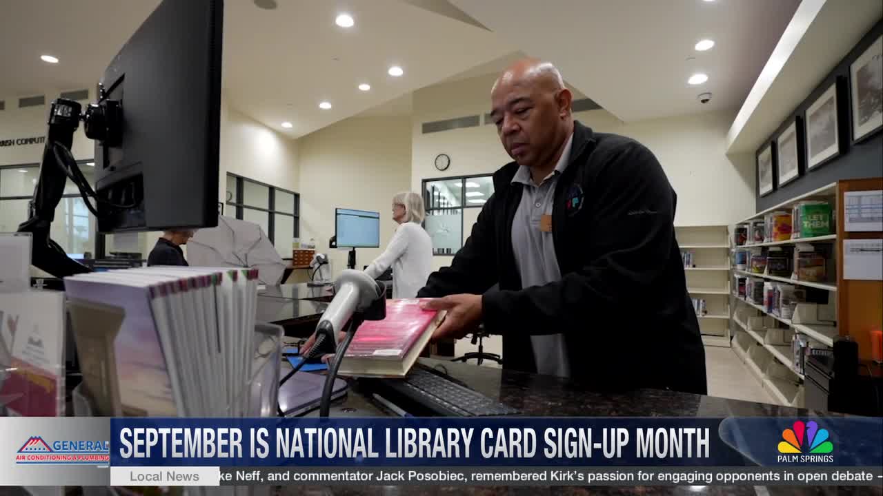 Rancho Mirage Library Celebrates National Library Card Sign-Up Month