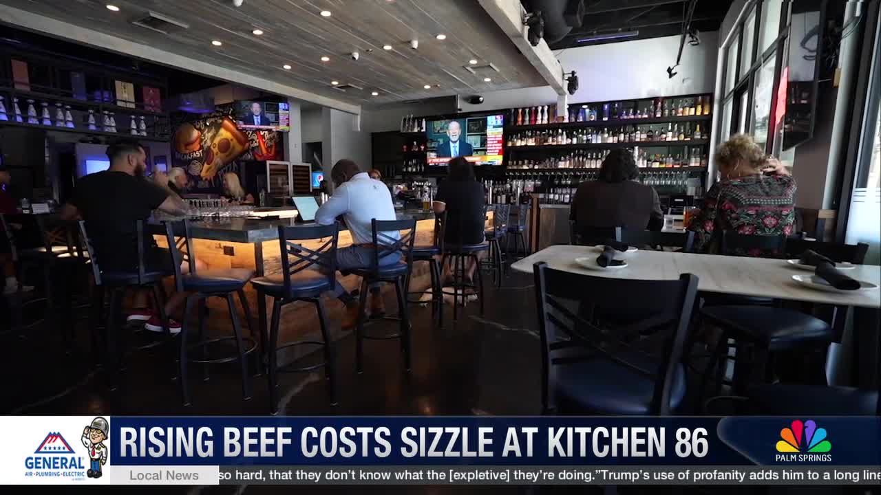 Rising Beef Prices Hit Coachella Valley Restaurants and Shoppers