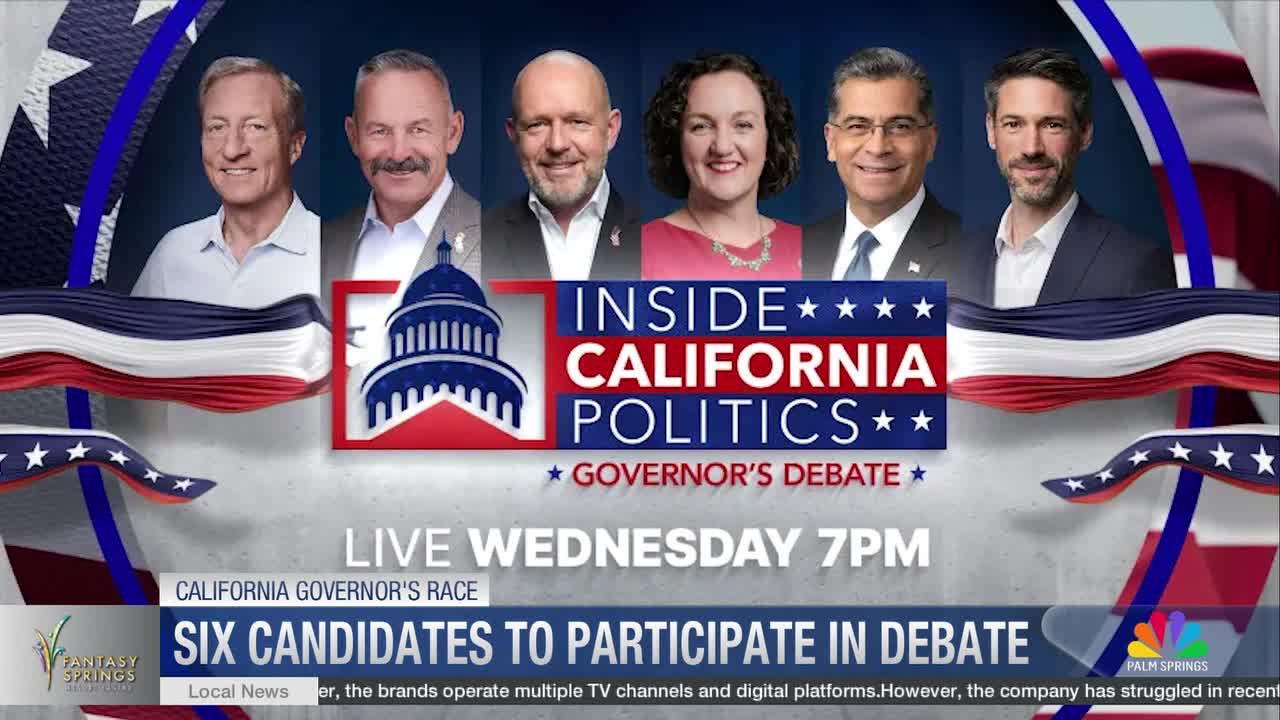 California governor debate lineup set: Bianco, Porter, Becerra among ...