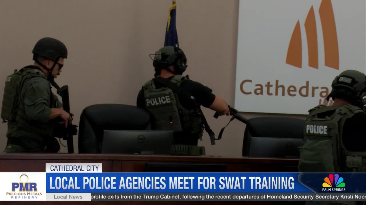Cathedral City Hall Hosts Desert Regional SWAT Team for Multi-Agency ...