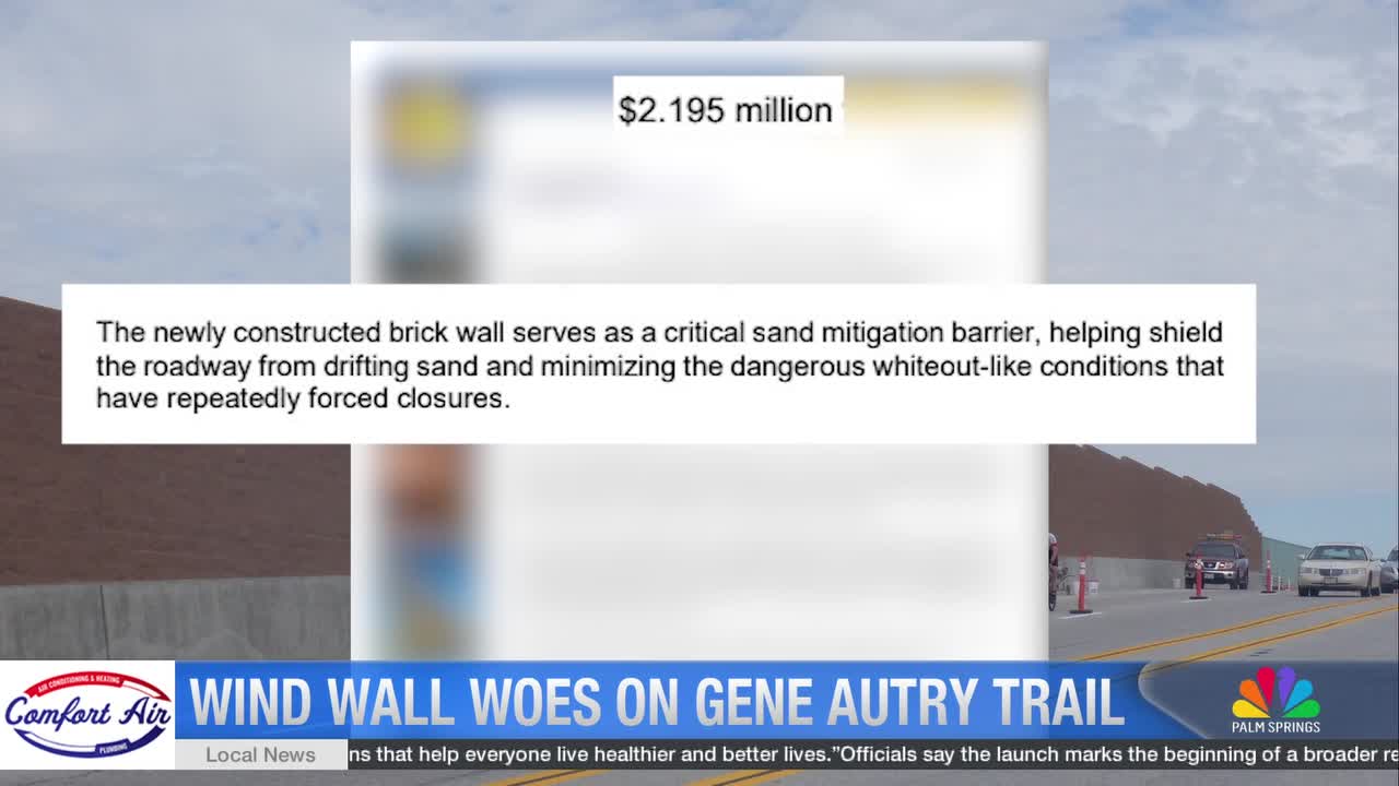 Gene Autry Wind Wall Woes