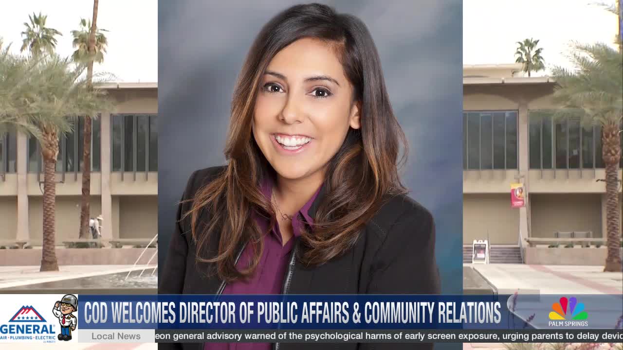 College of the Desert Names Genesis Gonzalez Director of Public Affairs ...