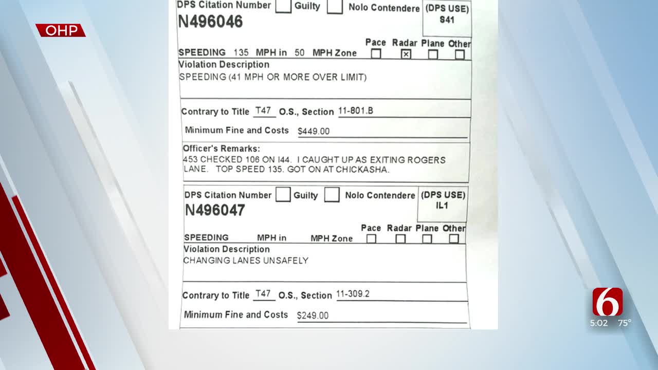Motorcycle Rider Ticketed By OHP For Allegedly Driving 85 MPH Over The ... Motorcycle Rider Ticketed By OHP For Allegedly Driving 85 MPH Over The ...