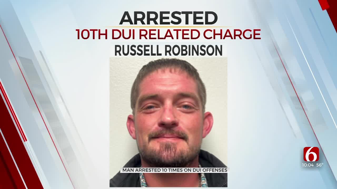 Green Country Man Arrested, Accused Of 10th DUI-Related Offense ...