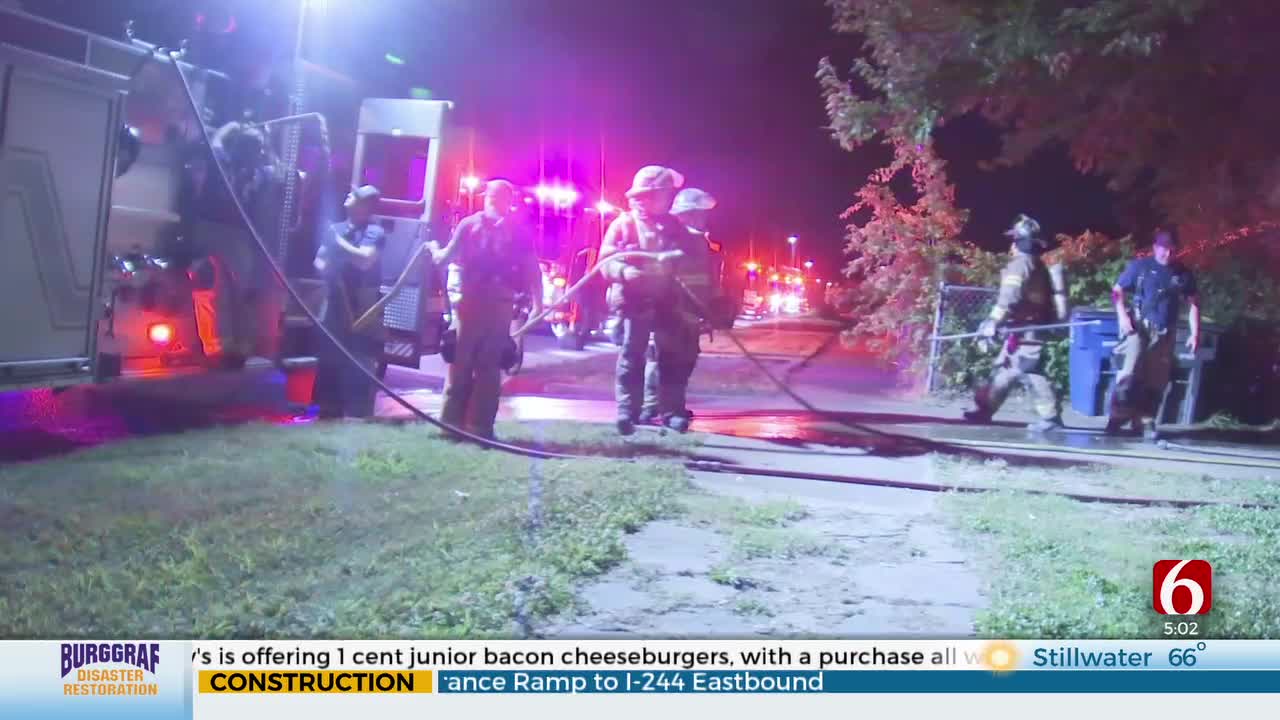 Firefighters Put Out House Fire In NE Tulsa