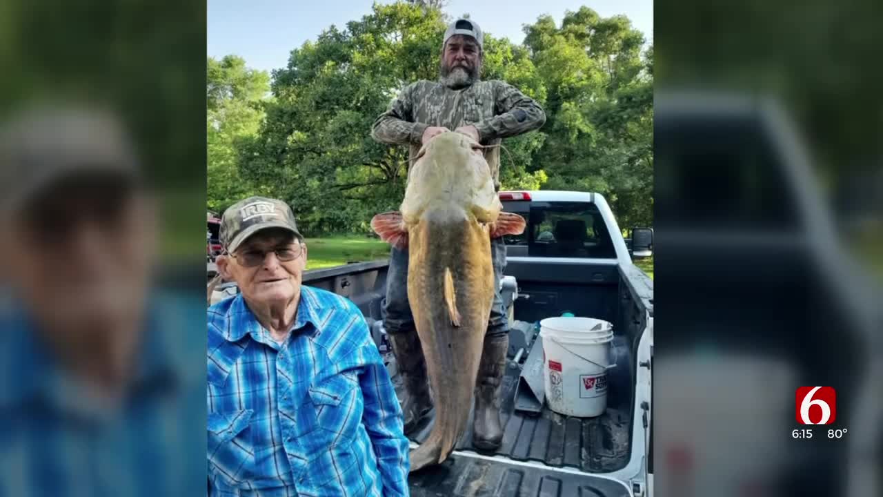 Massive 95-Pound Flathead Catfish Caught In Southern Oklahoma, Breaks ...