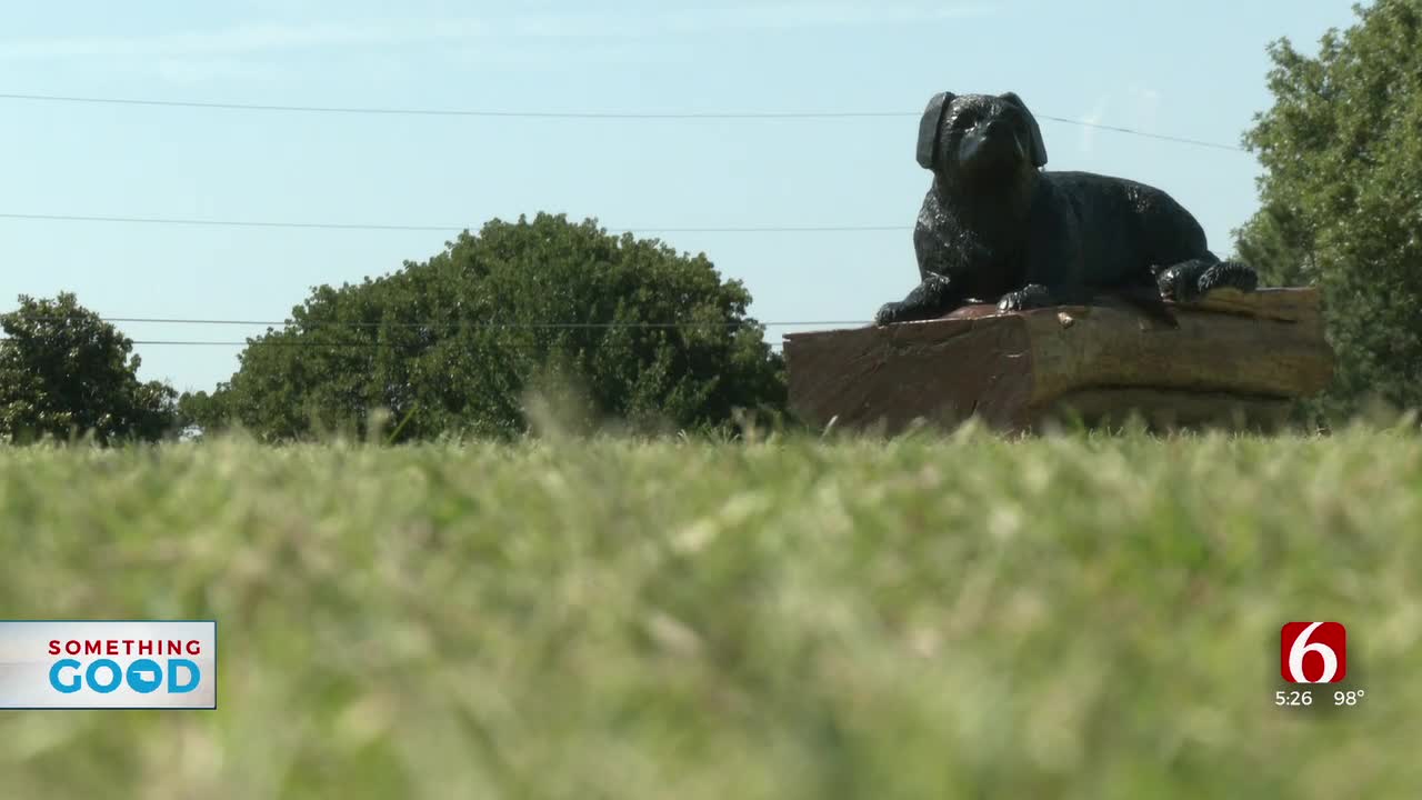 Sand Springs Golf Course Honors Beloved Lab Through Tree Carving