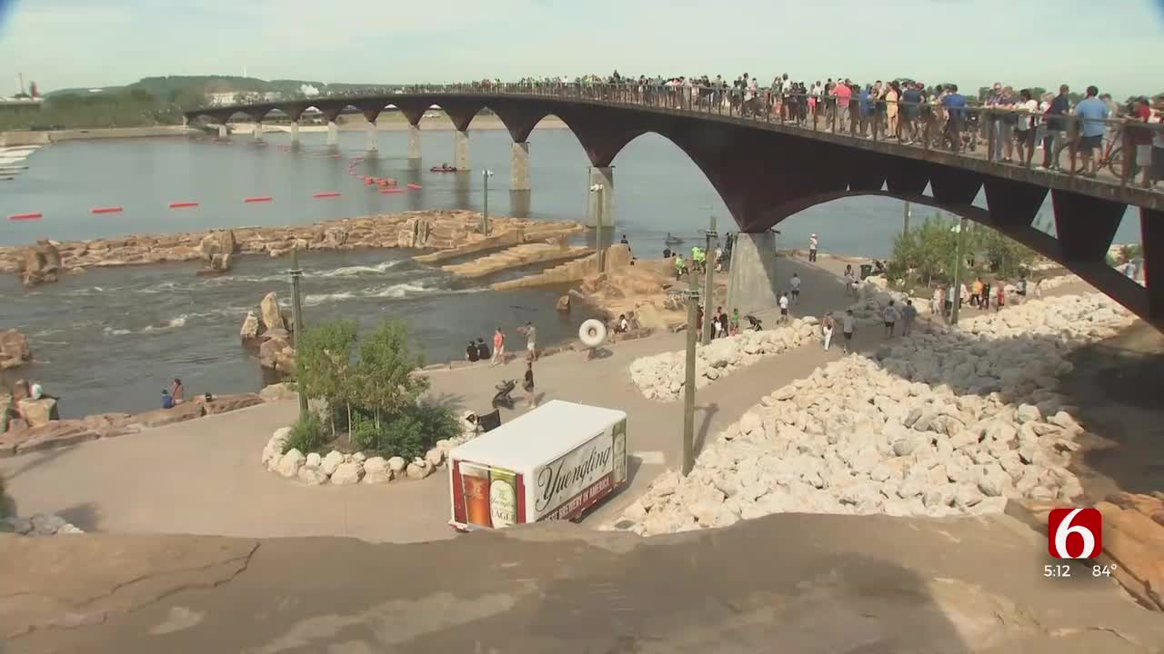 'Totally Love It:' Tulsa's Big Dam Party Draws Crowds To Zink Lake