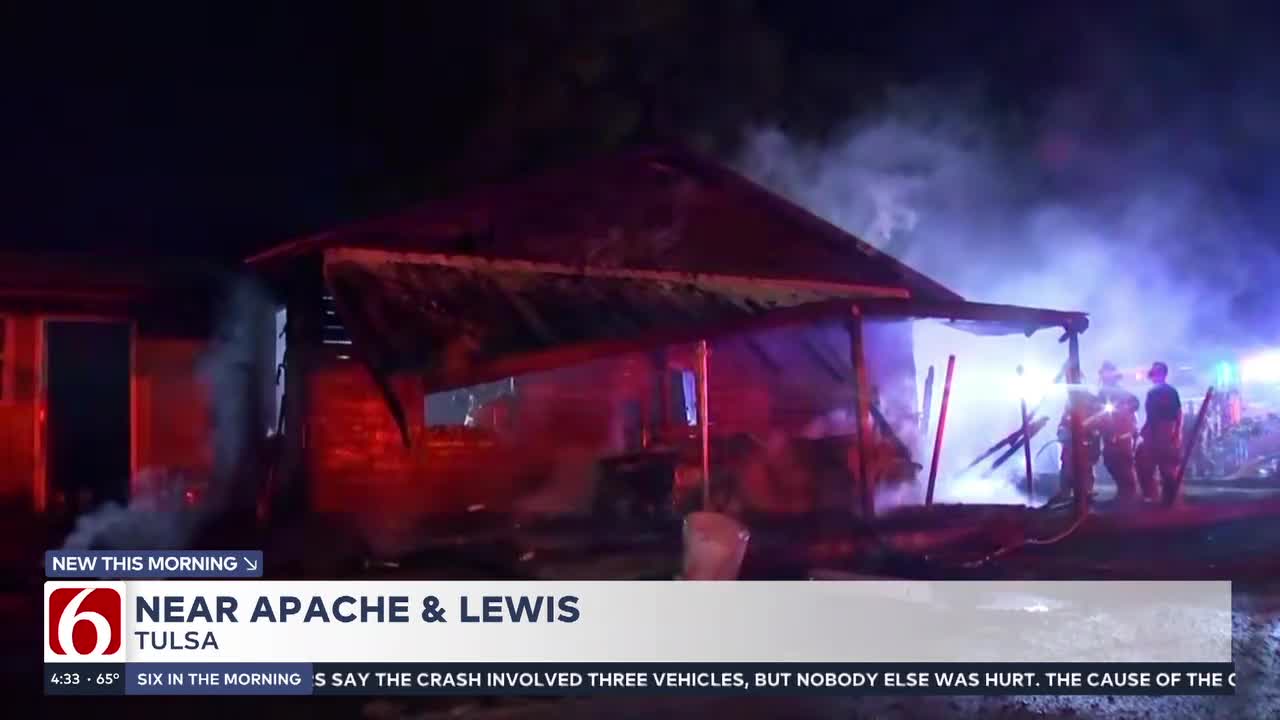Firefighters Respond After Tulsa Home Catches Fire