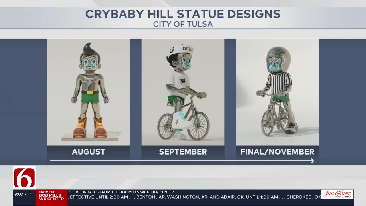 Route 66 Cry Baby Hill Statue Design Finalized