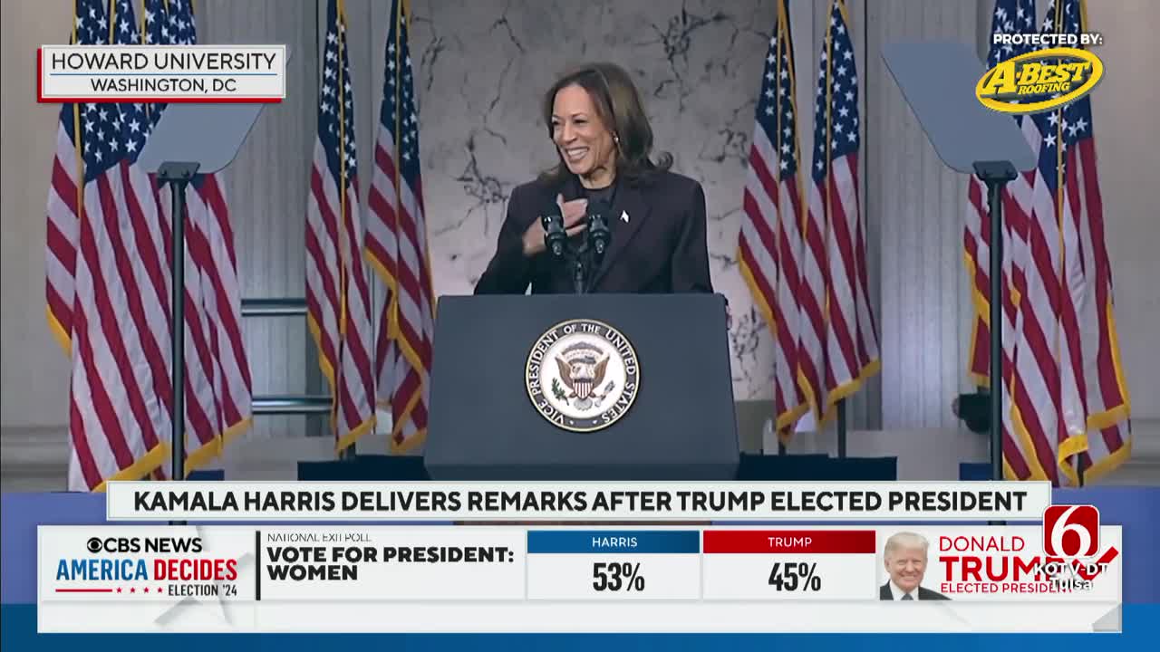 FULL SPEECH: Harris Delivers Concession Speech At Howard University