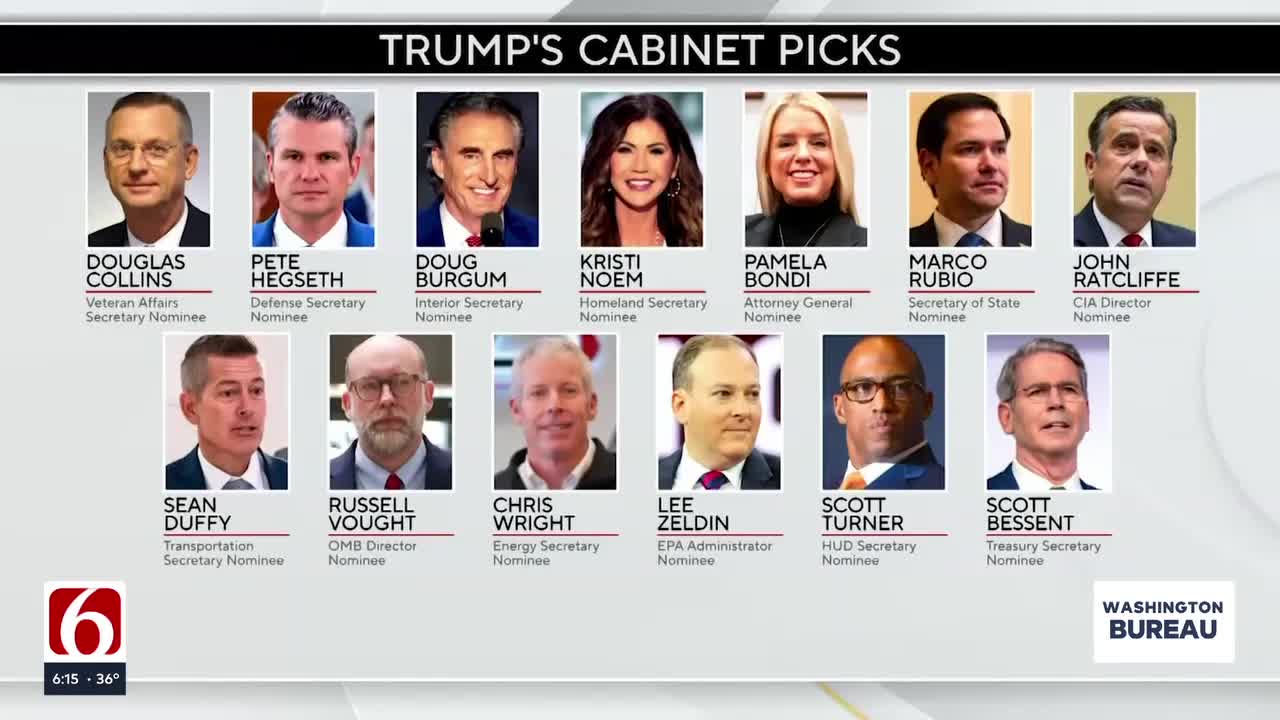Here's The Confirmation Hearing Schedule For Trump's Cabinet Picks