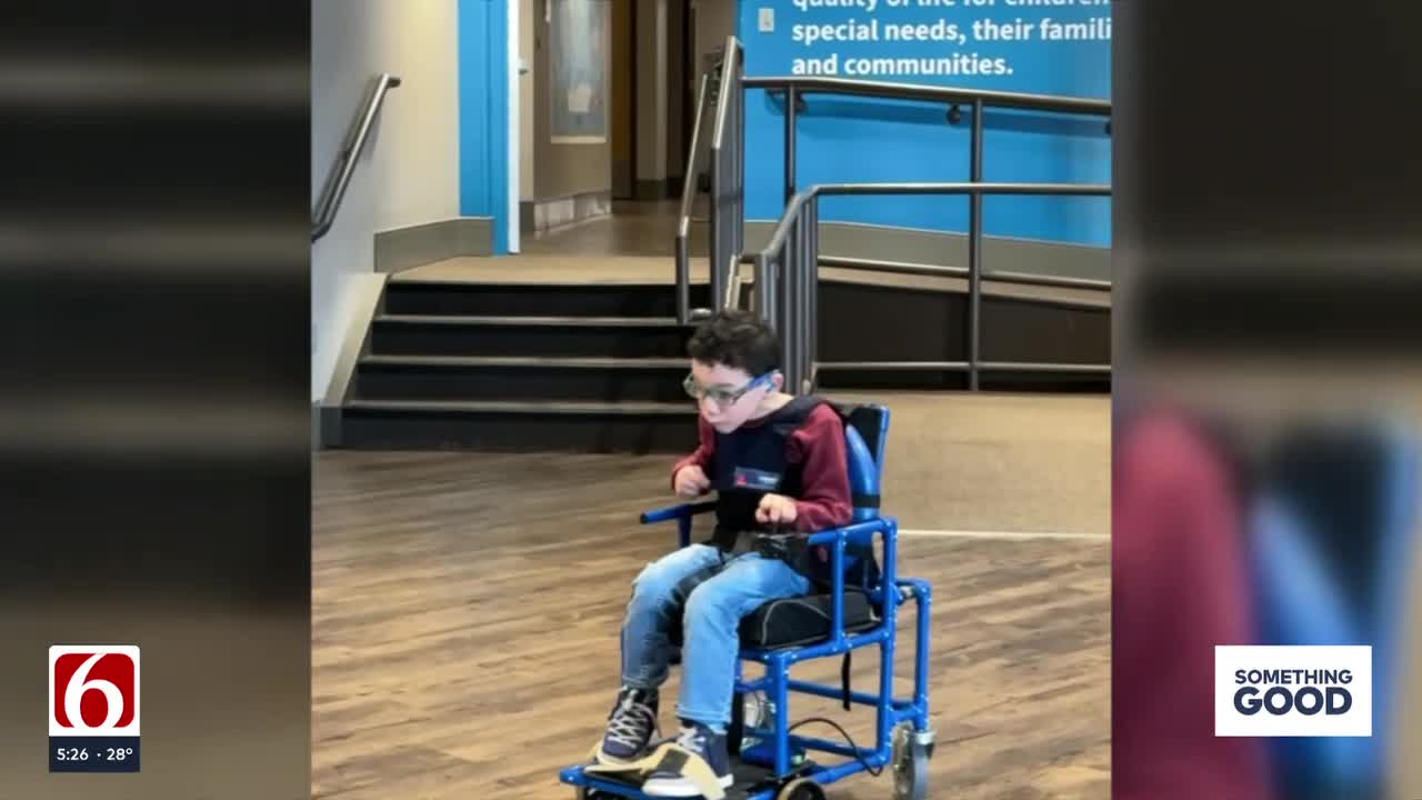 Bixby teen builds powered wheelchair for Little Light House child as ...
