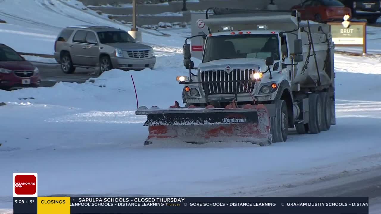 Tulsa winter weather City crews use dozens of trucks, tons of salt to ...