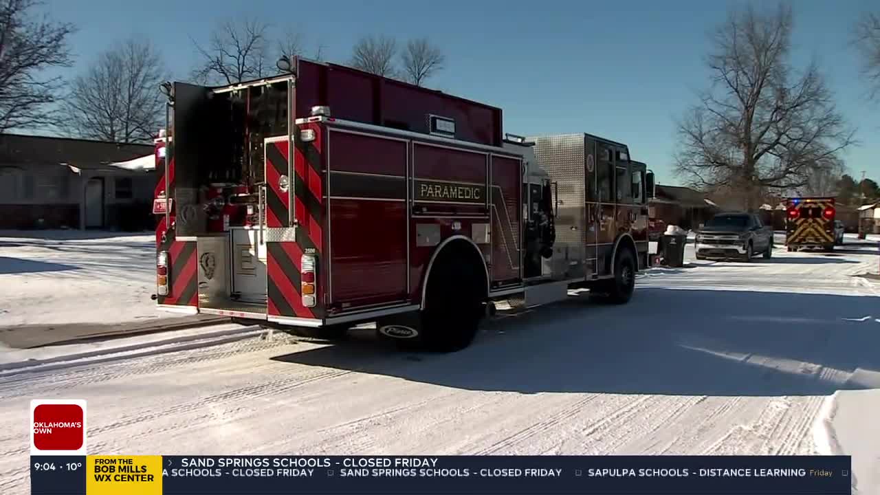 Broken Arrow firefighters respond to increased calls during winter weather