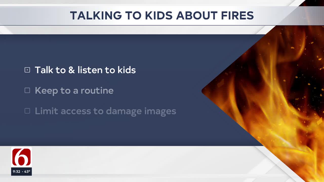 Supporting children during Oklahoma's wildfires: What parents should know