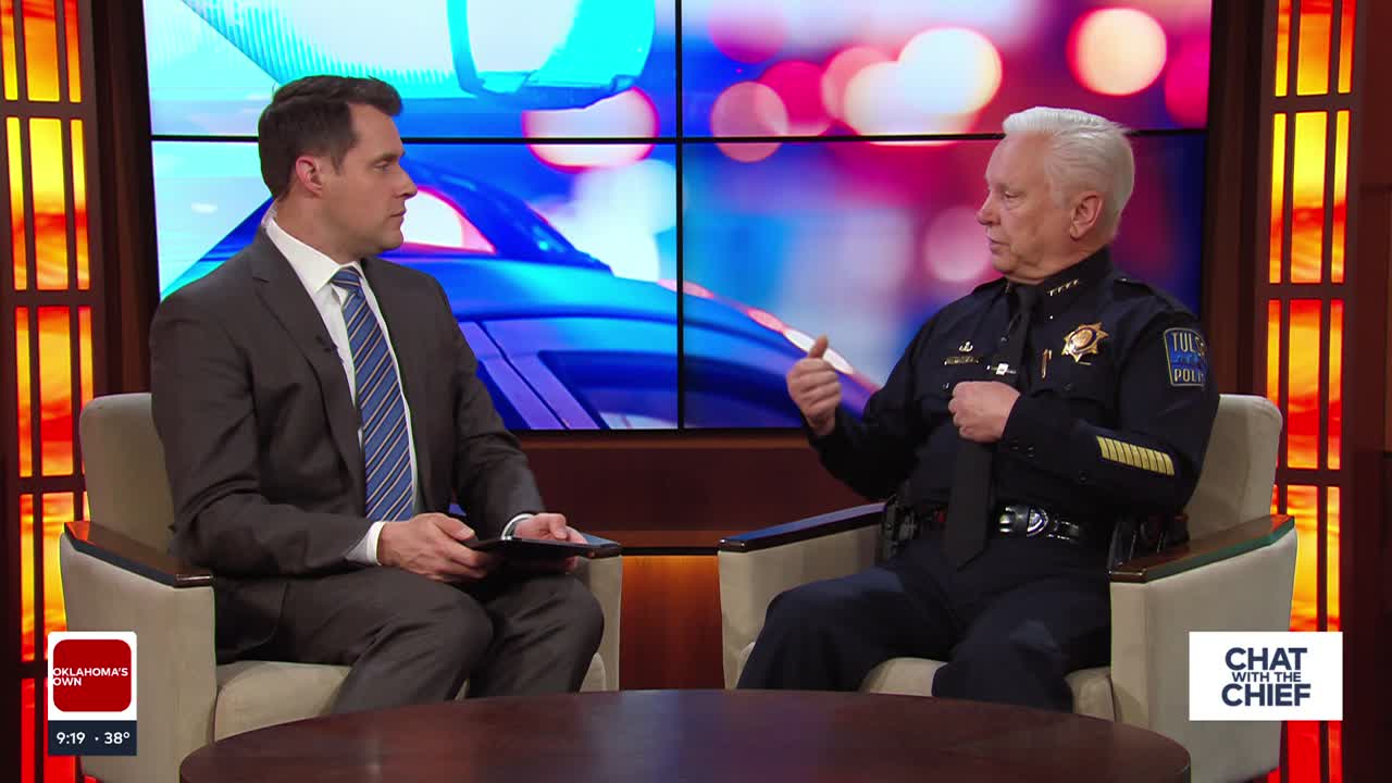Tulsa Police Chief Dennis Larson on disaster response, downtown safety