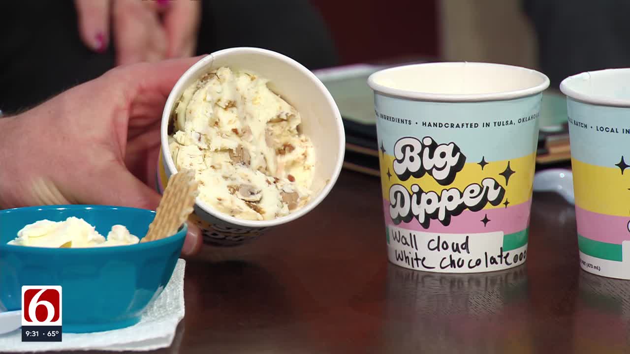 Tulsa ice cream shop scoops up storm season with weather-inspired flavors