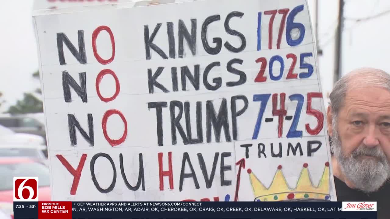 'No Kings' protest in Tulsa draws community participation