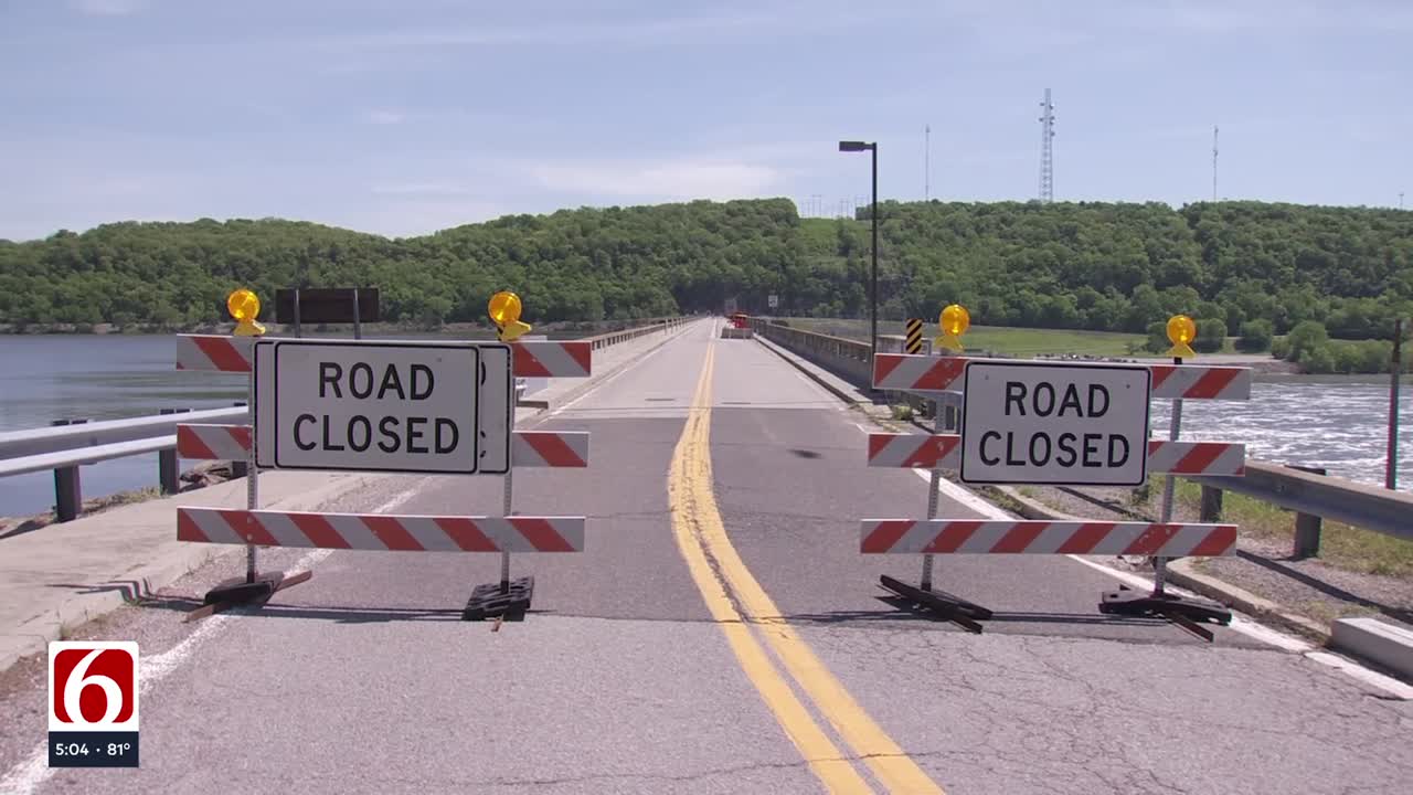 Engineer explains why Fort Gibson Dam Bridge is closed indefinitely ...