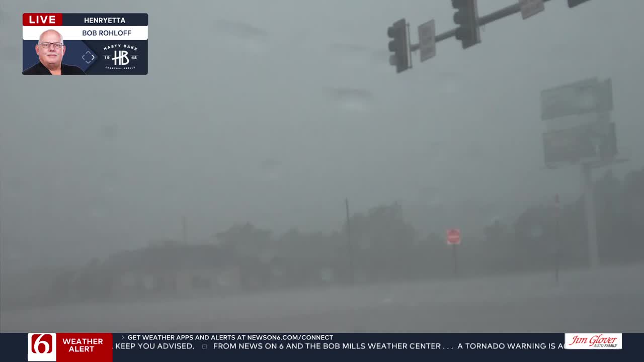 Severe storm with strong winds knock out power in Henryetta