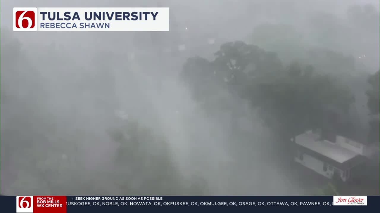 Video shows strong winds and heavy rain sweep through the University of ...